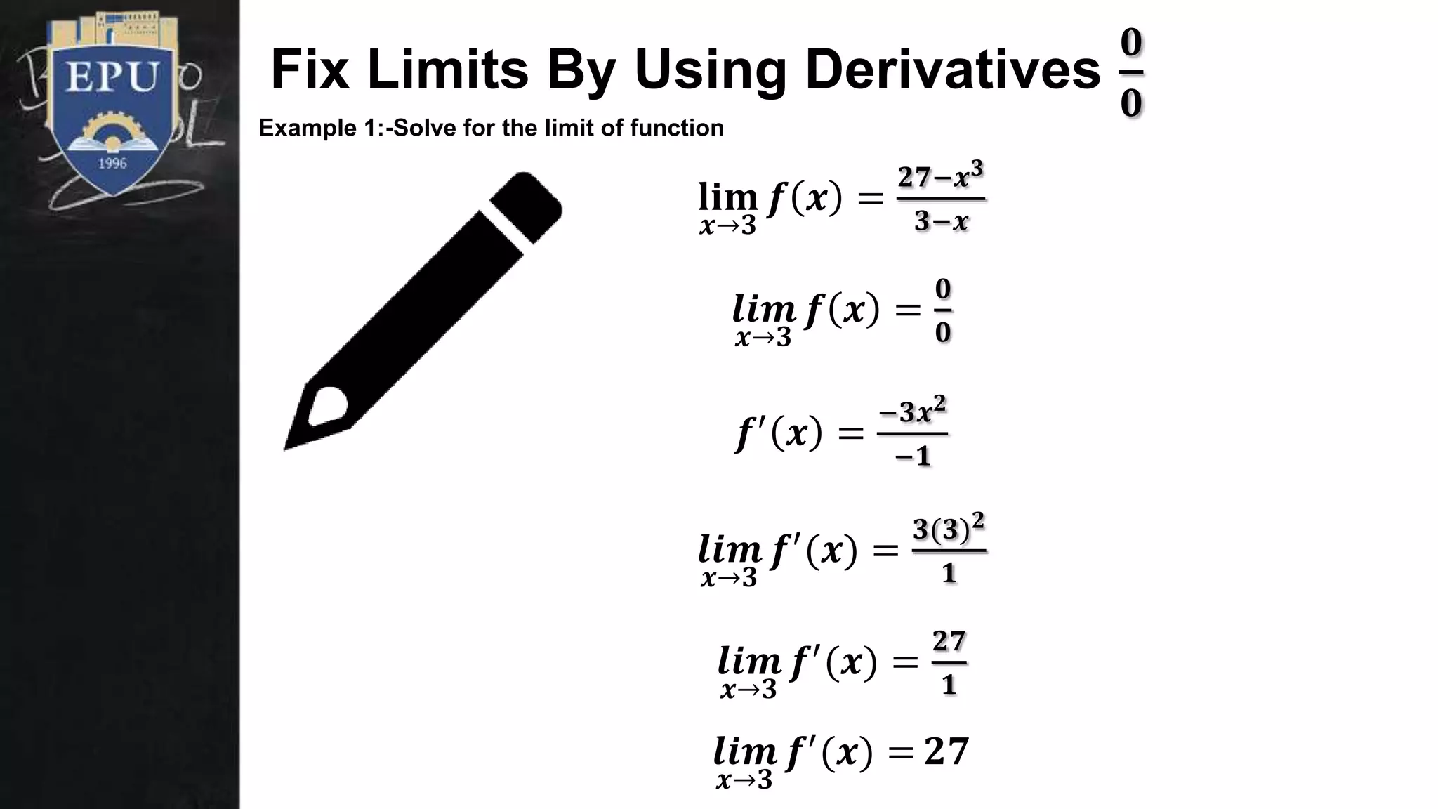 Limit of Function Mathematic | PPTX | Physics | Science