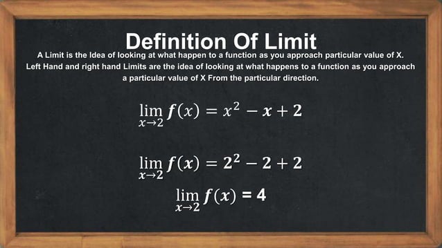 Limit of Function Mathematic | PPTX | Physics | Science
