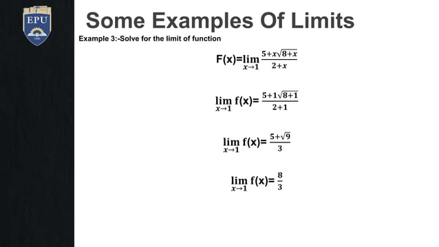 Limit of Function Mathematic | PPTX | Physics | Science