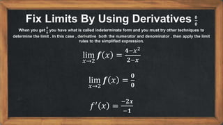 Limit of Function Mathematic | PPTX | Physics | Science