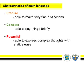 Mathematical language-and-symbols-including-sets | PDF