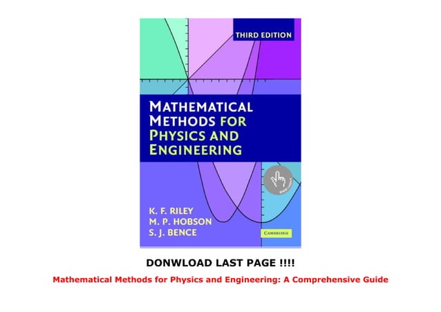 Mathematical Methods for Physics and Engineering: A Comprehensive Guide ...