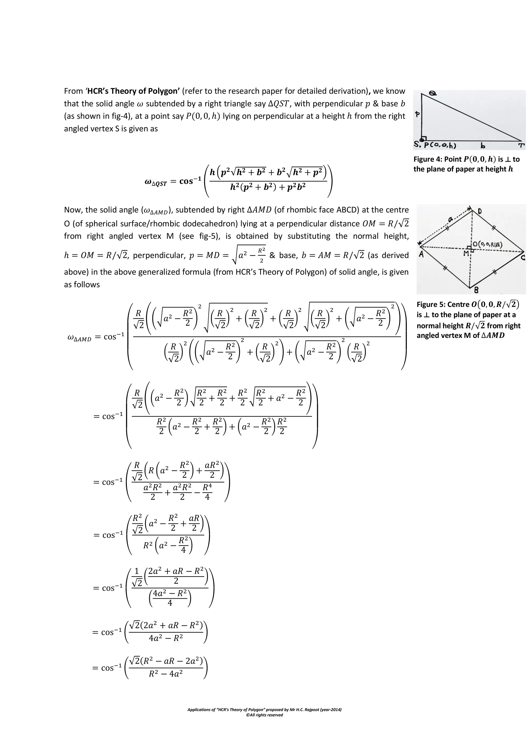Mathematical Analysis of Rhombic Dodecahedron by applying HCR's Theory ...