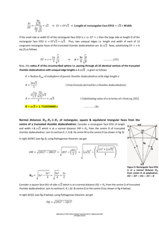 Mathematical analysis of truncated rhombic dodecahedron (HCR's Polyhedron) | PDF
