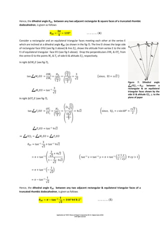 Mathematical analysis of truncated rhombic dodecahedron (HCR's ...