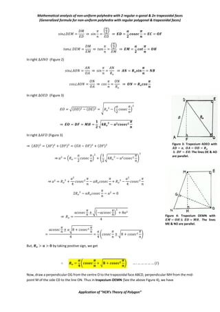 Mathematical analysis of non-uniform polyhedra having 2 congruent ...