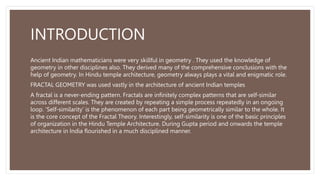 Mathematical aspect of all the geometrical shapes used in the ...