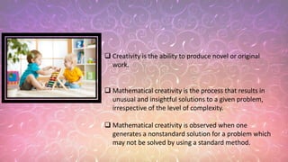 Mathematical creativity | PDF