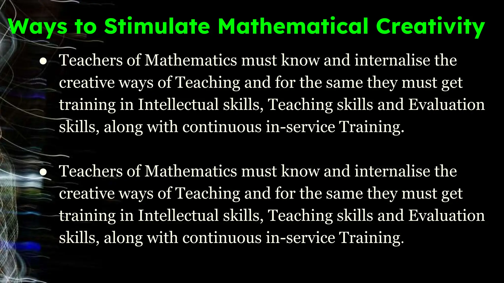 Mathematical Creativity,It's characteritcs and role of techer.pptx