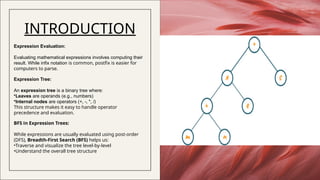MATHEMATICAL EXPRESSION EVALUATION USING TREES.pptx