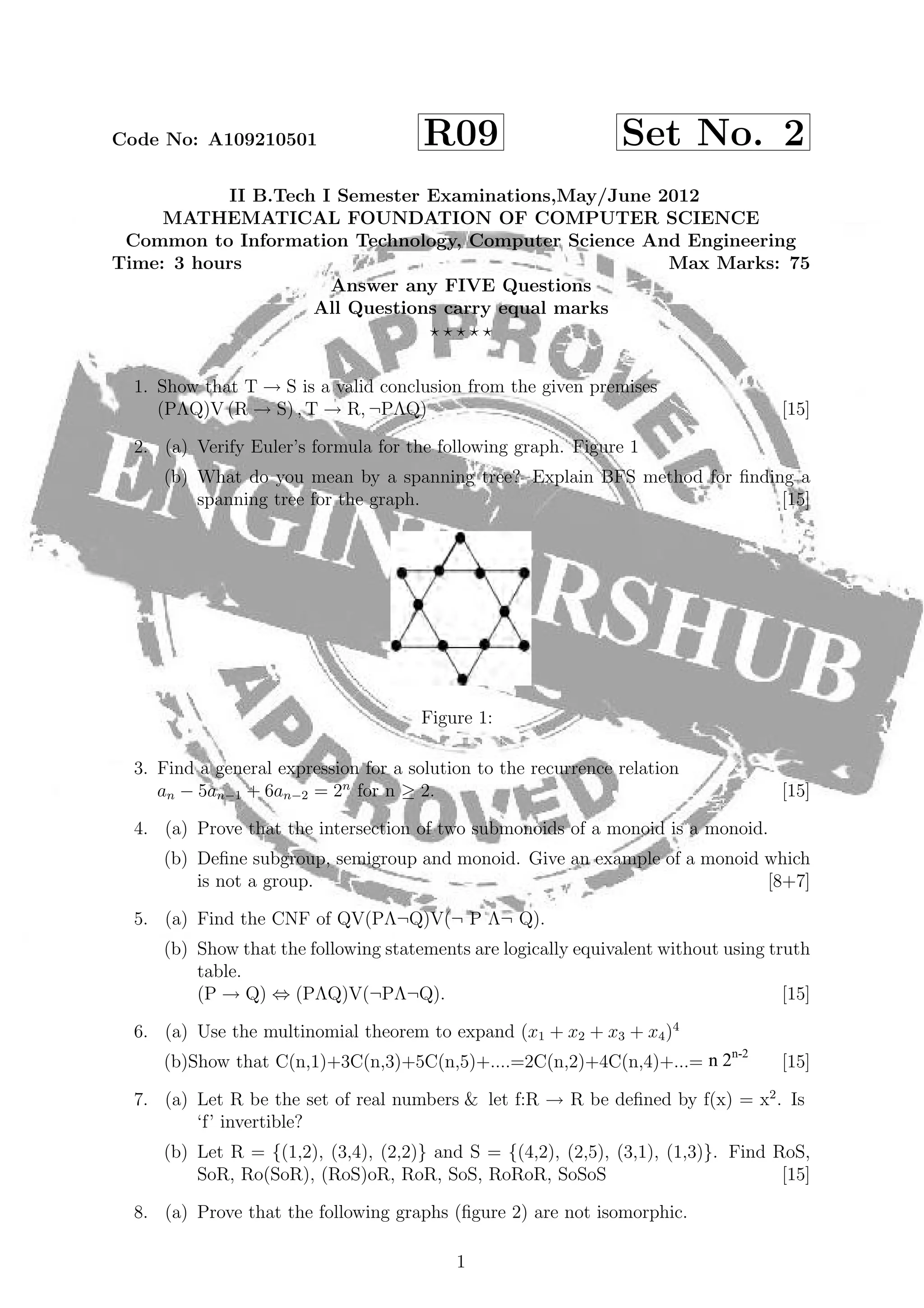 Mathematicalfoundationofcomputerscience | PDF