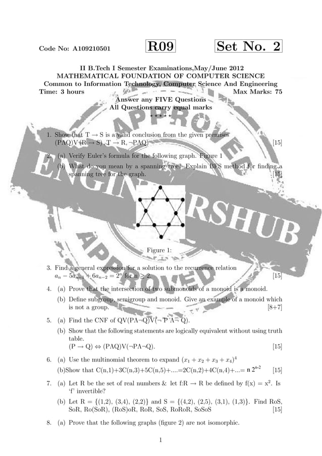 Mathematicalfoundationofcomputerscience | PDF