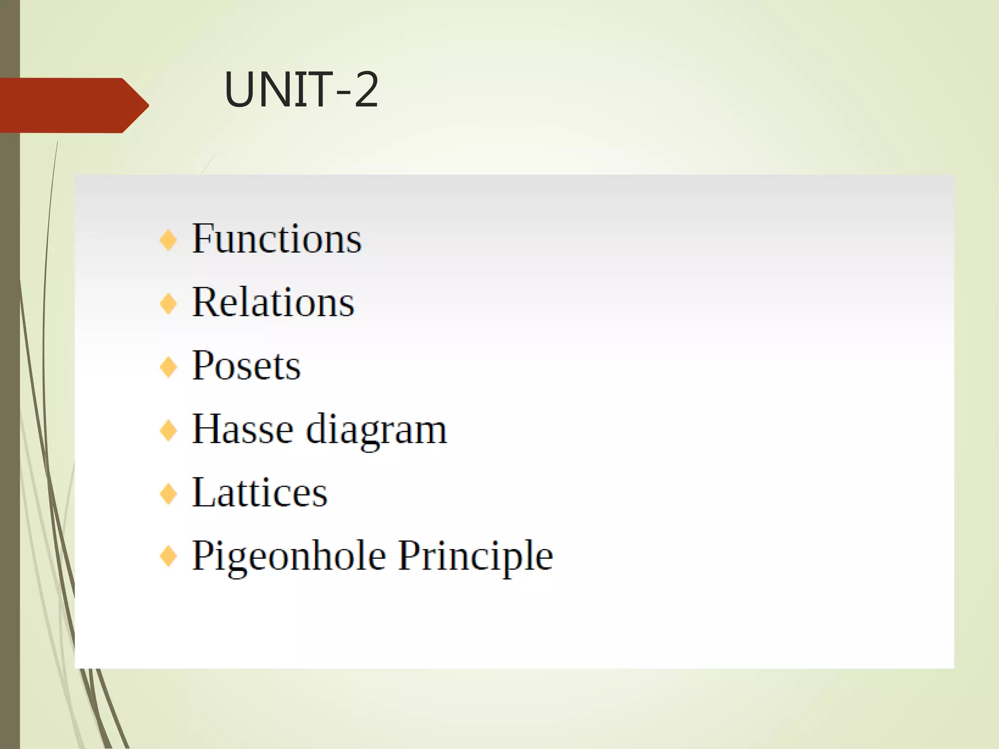 Mathematical foundations of computer science | PPTX