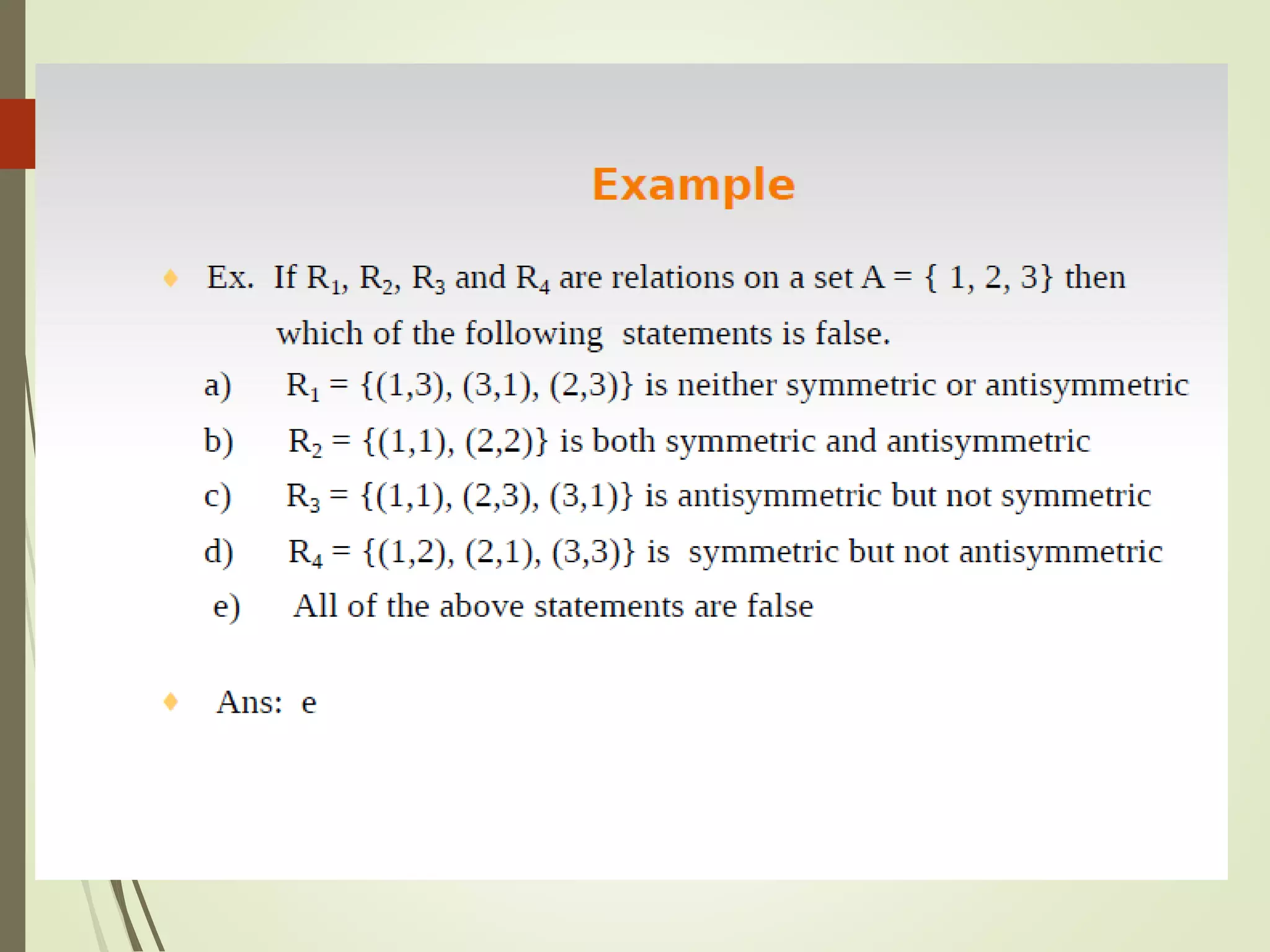 Mathematical foundations of computer science | PPTX