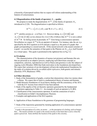 Mathematical foundations of consciousness | PDF