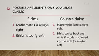 Mathematical foundations of Ethics | PPTX