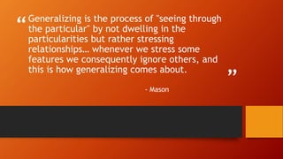 Mathematical generalization | PPTX