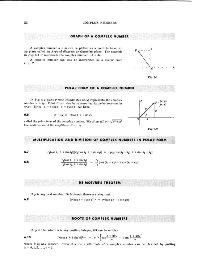 Mathematical handbook of formulas and tables manteshwer | PDF | Physics ...