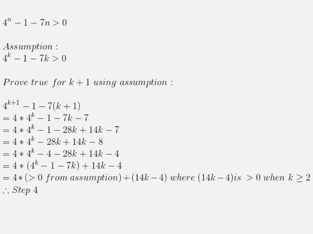 Mathematical induction | PPSX