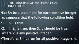 Mathematical induction | PPTX