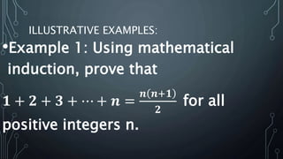 Mathematical induction | PPTX