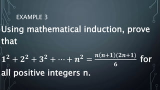 Mathematical induction | PPTX