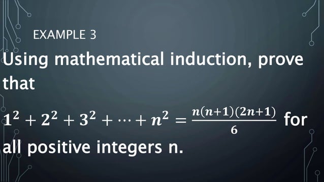 Mathematical induction | PPTX