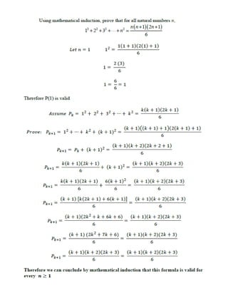 Mathematical induction | PDF