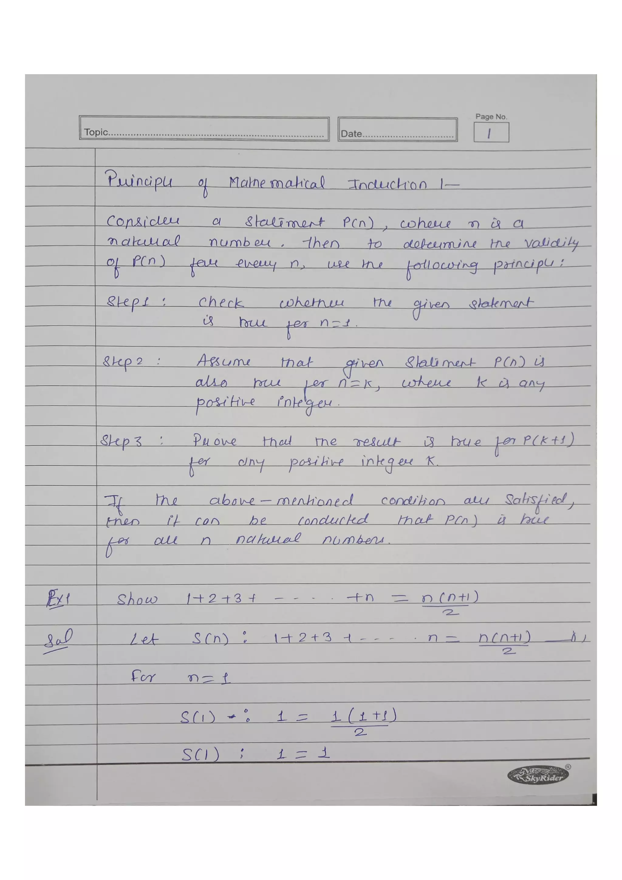 Mathematical Induction In Discrete Structure Pdf