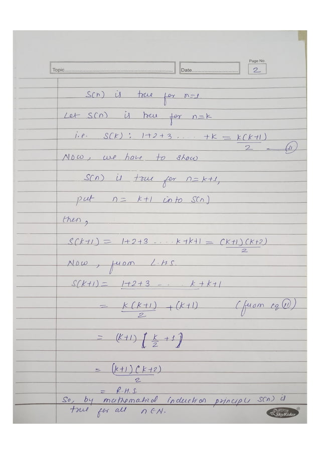 Mathematical Induction In Discrete Structure Pdf