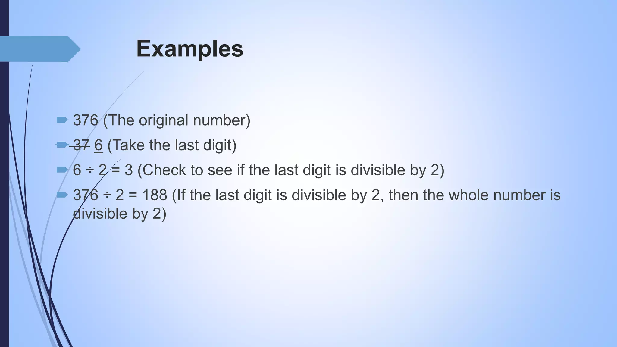 Mathematical induction and divisibility rules | PPTX