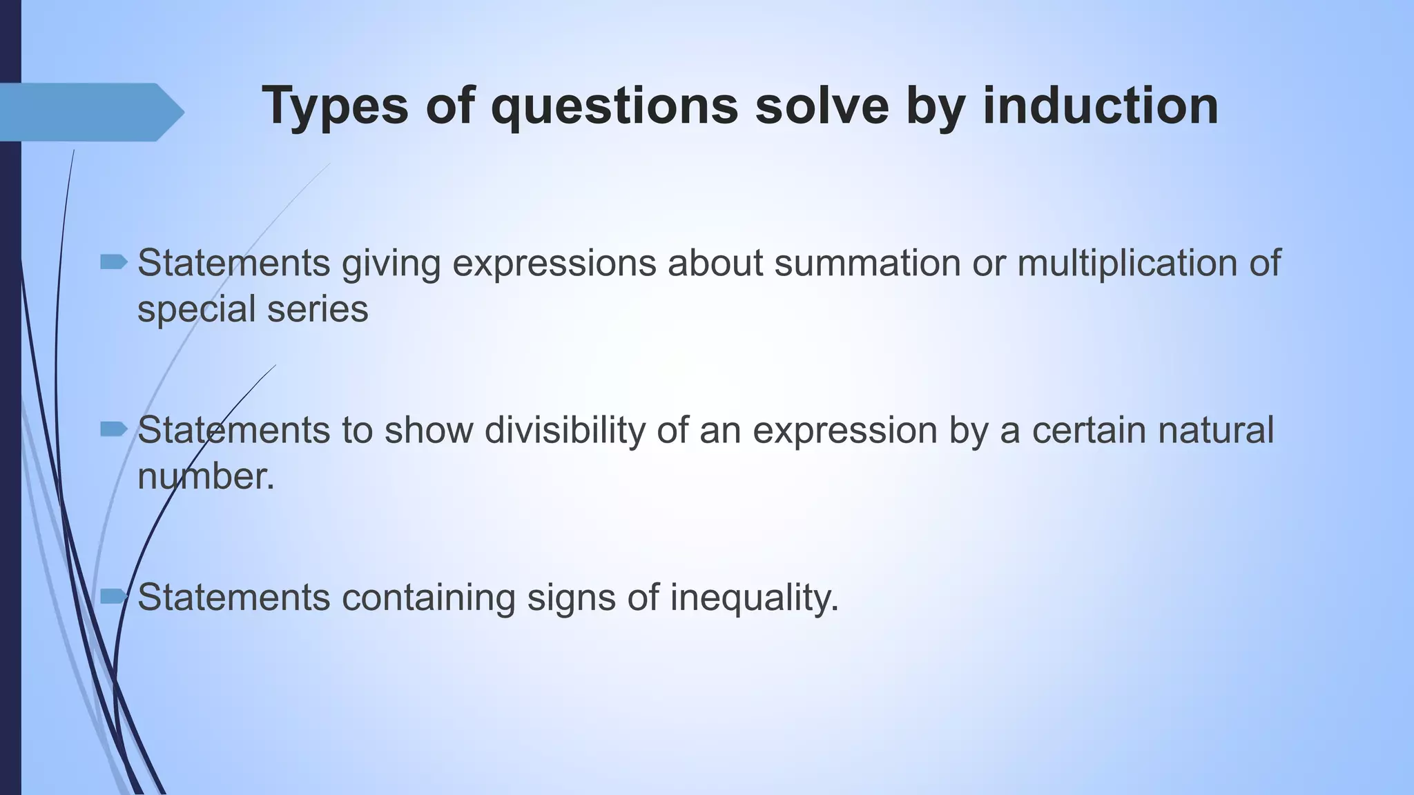 Mathematical induction and divisibility rules | PPTX