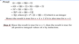 Mathematical induction and divisibility rules | PPTX