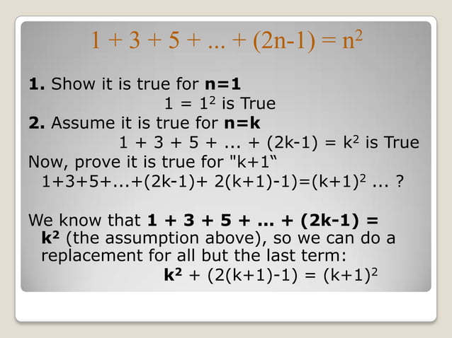 Mathematical Induction | PPTX