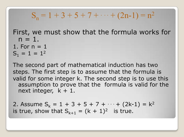 Mathematical Induction | PPTX