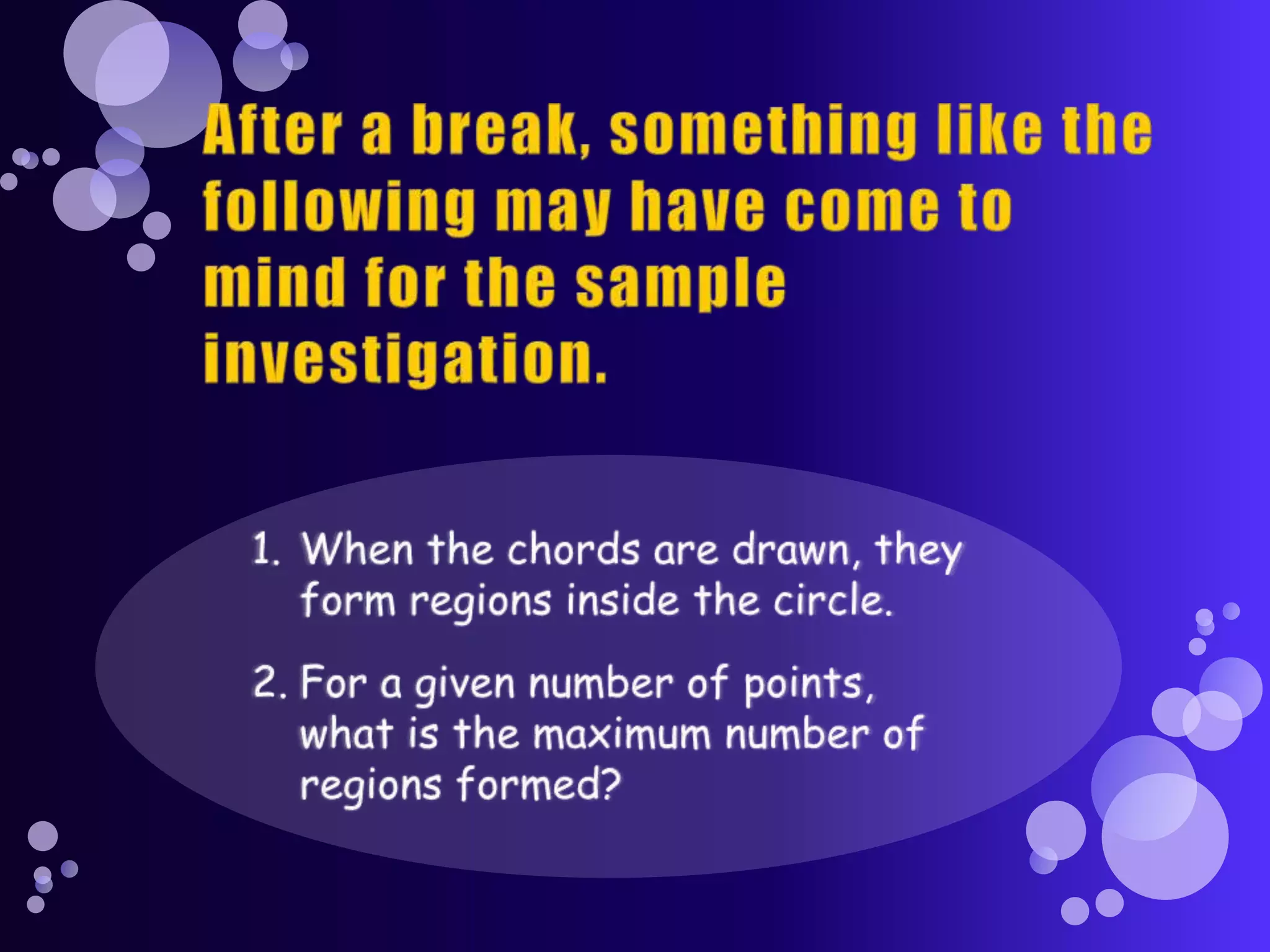 Mathematical investigation | PPTX