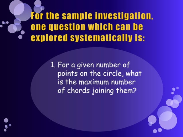 Mathematical investigation | PPTX | Science