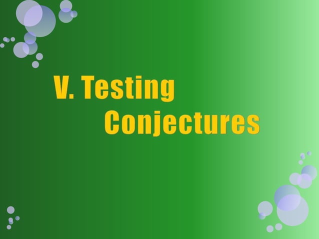 Mathematical investigation | PPTX | Science