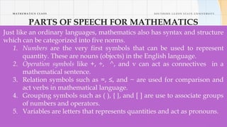 MATHEMATICAL LANGUAGE AND SYMBOLS -GEC05 | PPTX