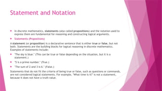 Mathematical Logic - Discrete mathematics.pptx