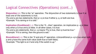 Mathematical Logic - Discrete mathematics.pptx