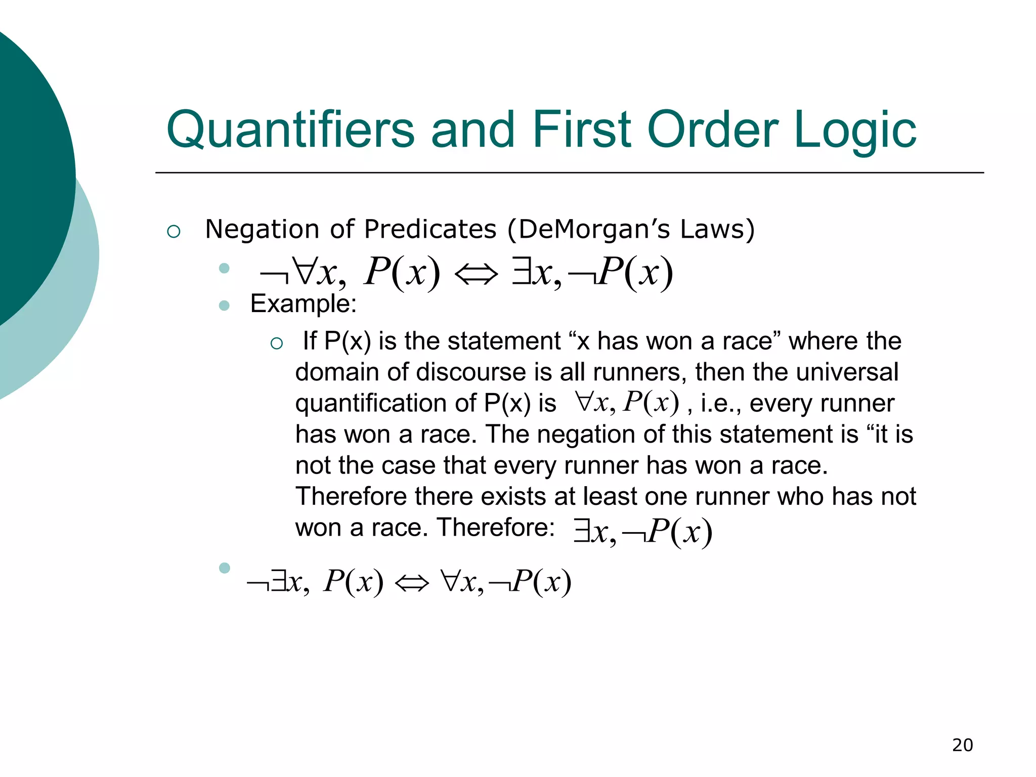 Mathematical Logic - Part 1 | PPT Mathematical Logic - Part 1 | PPT