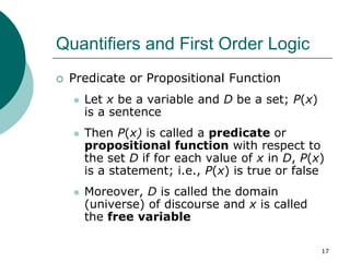 Mathematical Logic - Part 1 | PPT