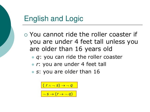 Mathematical Logic - Part 1