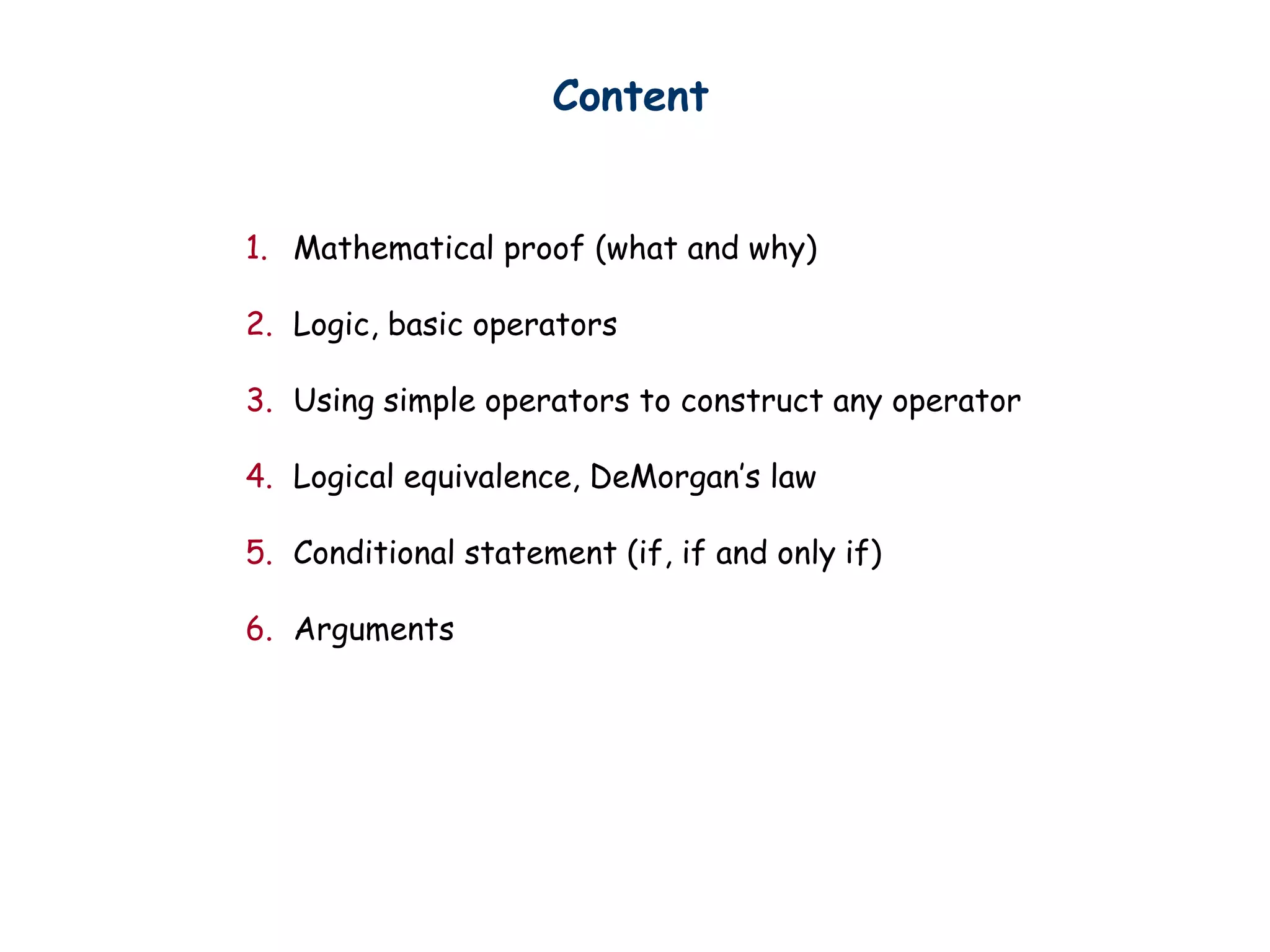 Mathematical Logic Part 2 | PPT