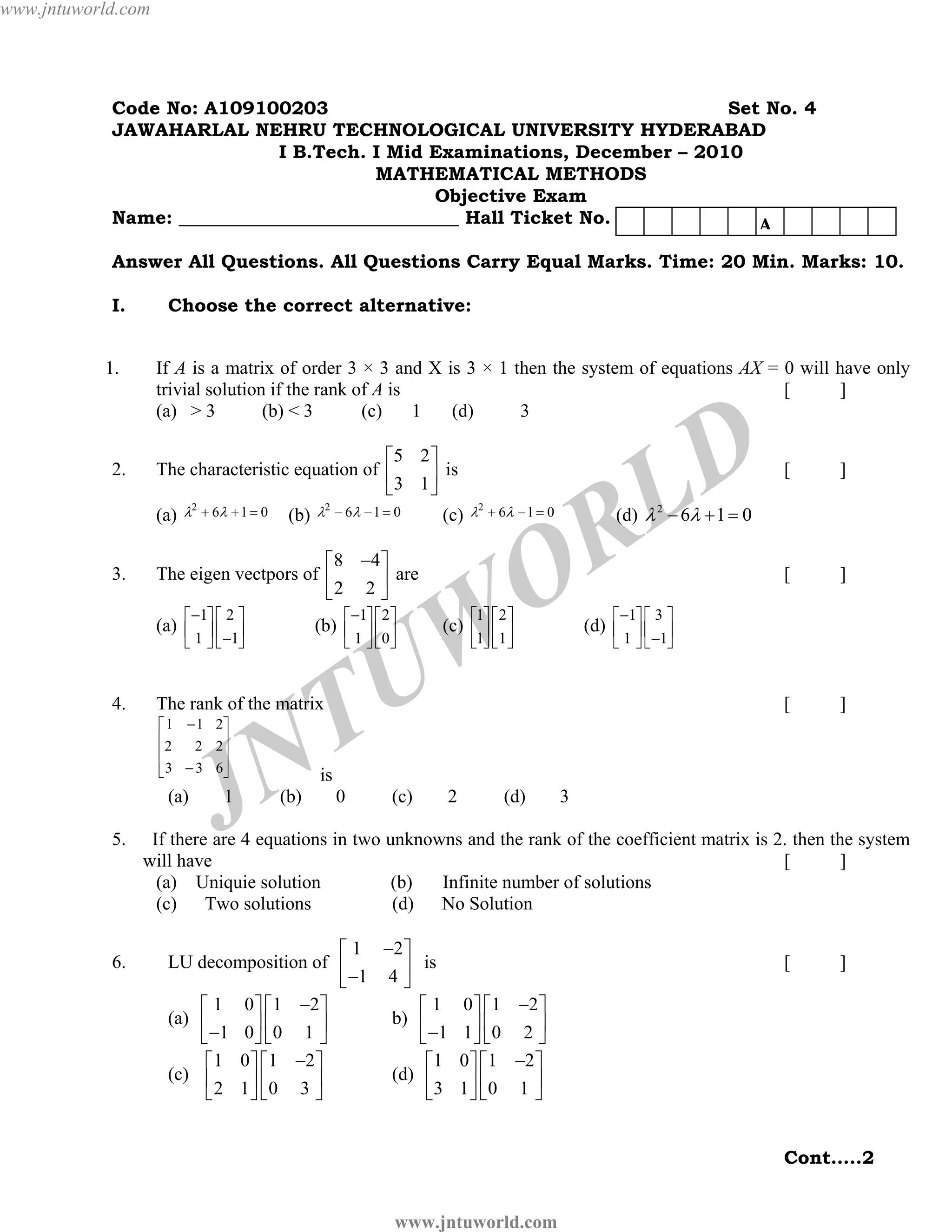 Mathematical methods | PDF | Free Download