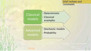Mathematical methods in Biology | PPTX