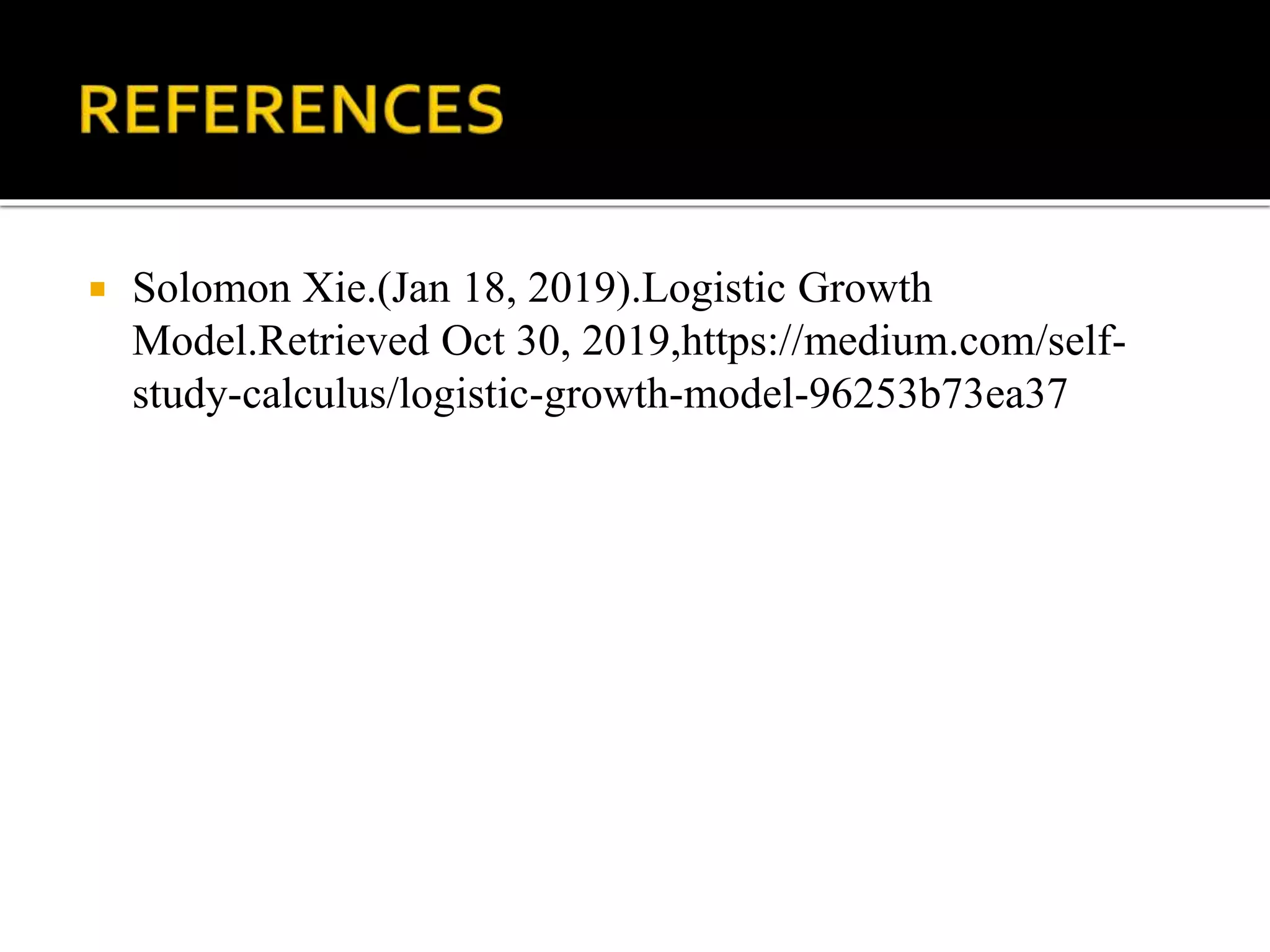 Matlab Code For Logistic Growth Model Pptx Physics Science