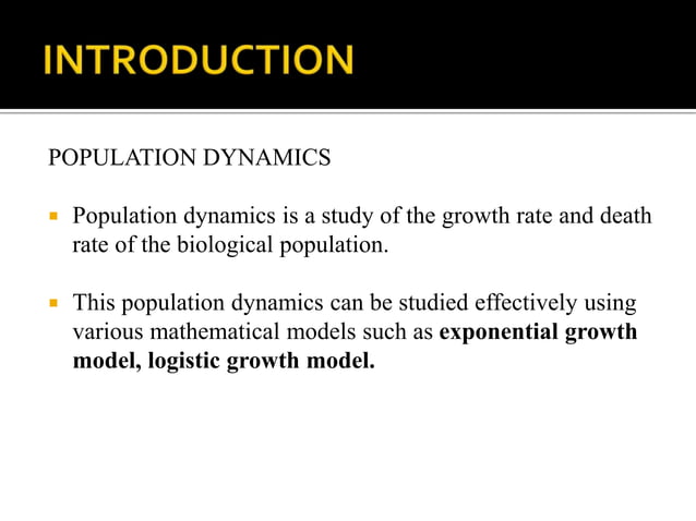 Matlab Code For Logistic Growth Model Pptx Physics Science