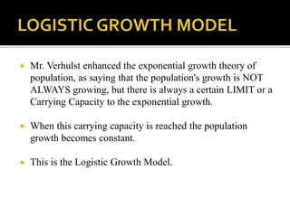 Matlab Code for Logistic Growth Model | PPTX